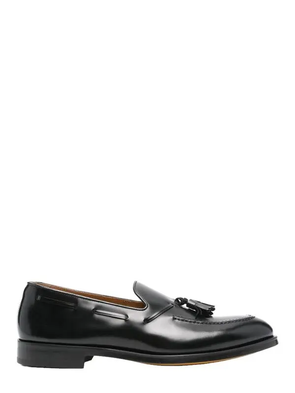 DOUCAL'S Patent Oxford Shoes - Black