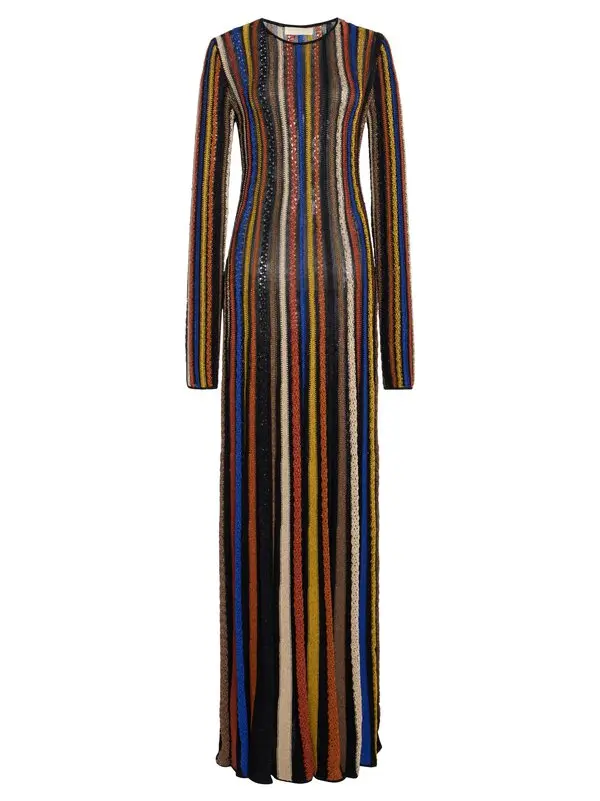 Ulla Johnson Albie Knit Maxi Dress - Stripe