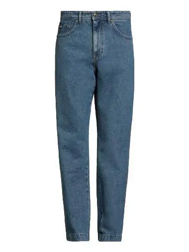 Versace Cotton Tapered Jeans - Blue