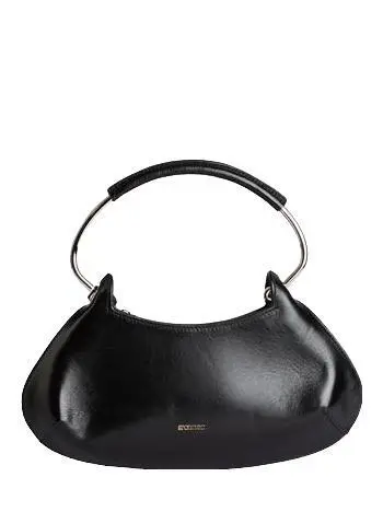 Sportmax Leather Hobo Bag - Black