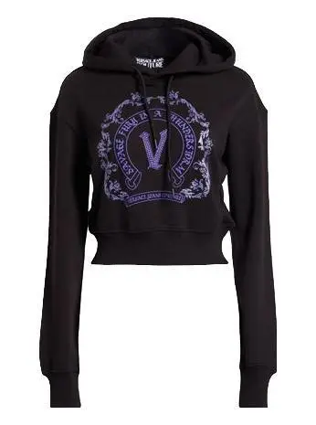 Versace Sweatshirt In Cotton And Elastane - Black