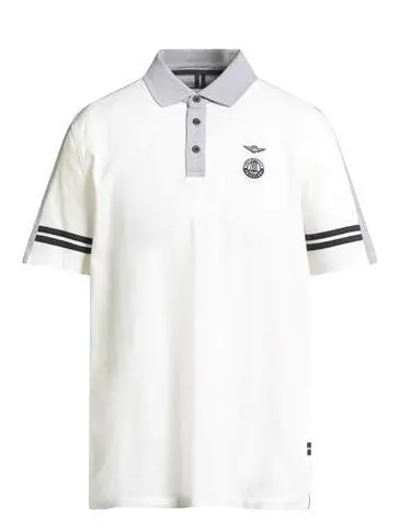 AERONAUTICA MILITARE Polo Shirt Size Cotton, Elastane - White