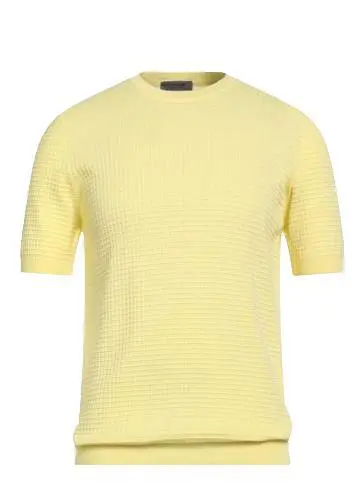MASQ Cotton Crewneck Sweater - Yellow