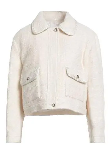 Sandro Tweed Jacket - White