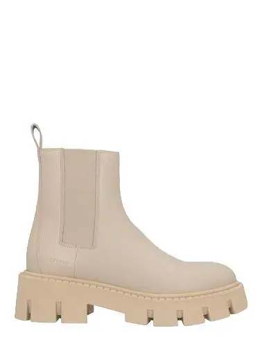 COPENHAGEN  Ankle Boots In Calfskin - Beige