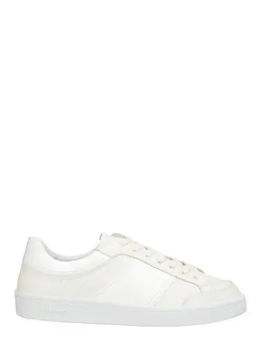 Sandro Leather Lace-up Sneakers - White