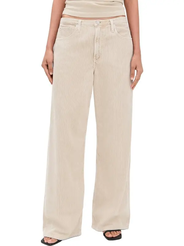AGOLDE Keira Corduroy Jeans - Rice Grass