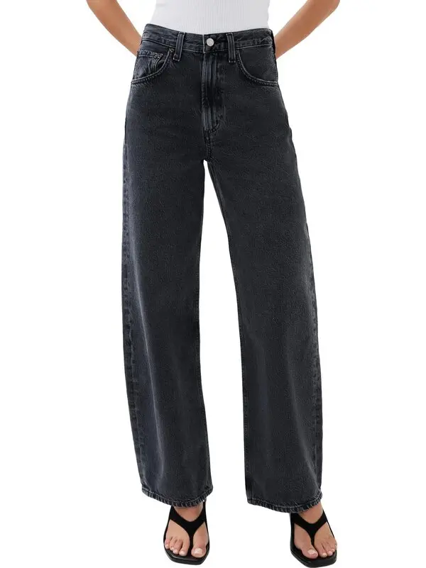 AGOLDE Low Curve Straight Leg Jeans - Symbolic