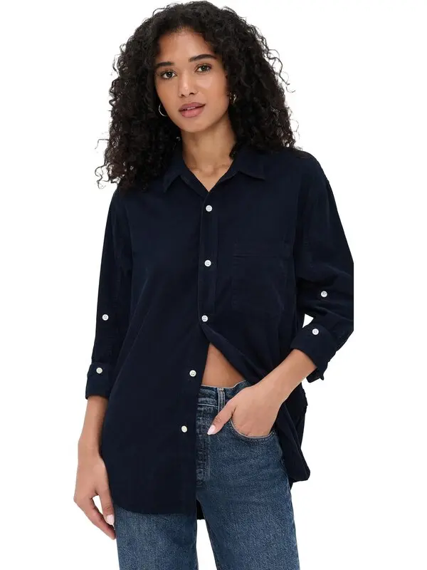 Citizens Of Humanity Kayla Corduroy Shirt - True Navy
