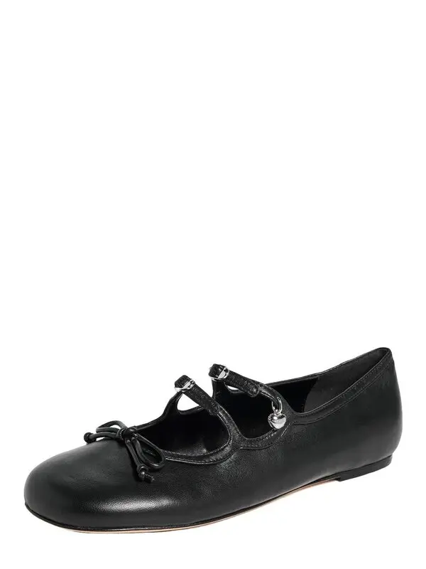 Marc Jacobs The Kiki Ballerina Flats - Black