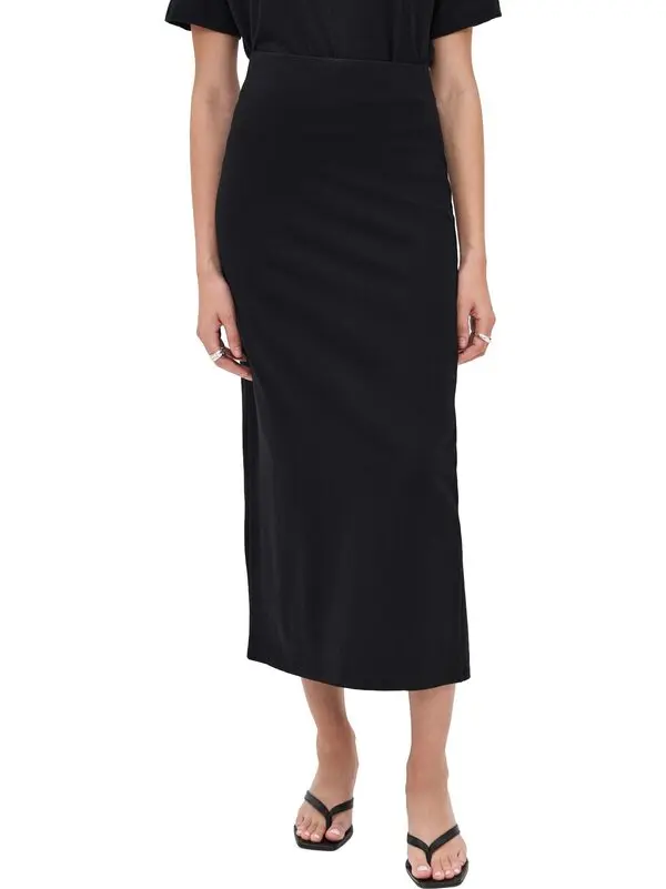 Z Supply Gail Midi Skirt - True Black