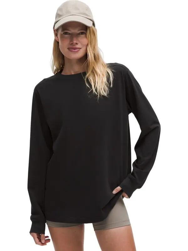 Lululemon Organic Cotton Long-sleeve Shirt - Black