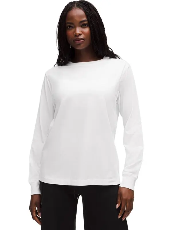 Lululemon Organic Cotton Long-sleeve Shirt - White