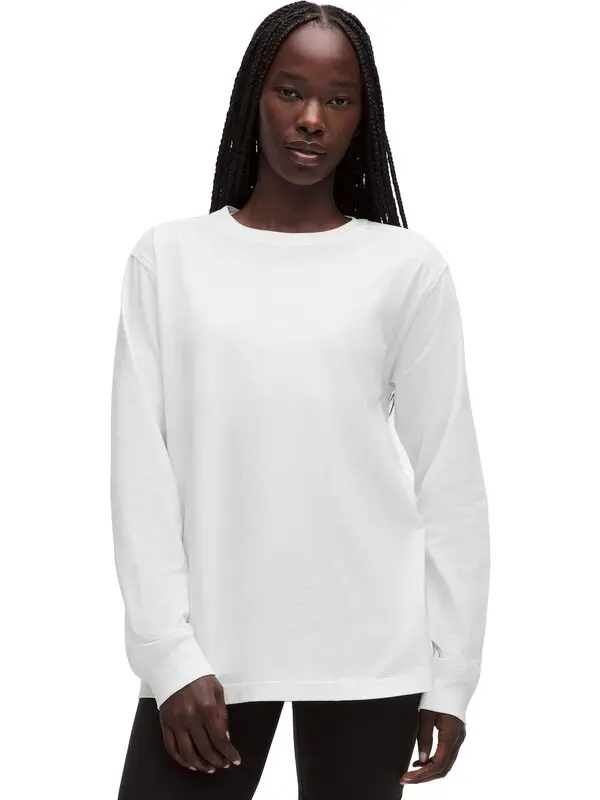 Lululemon Organic Cotton Long-sleeve Shirt - White
