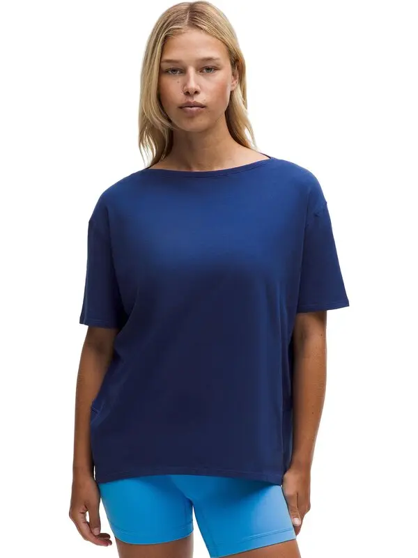 Lululemon Organic Cotton T-shirt - Clubhouse Blue