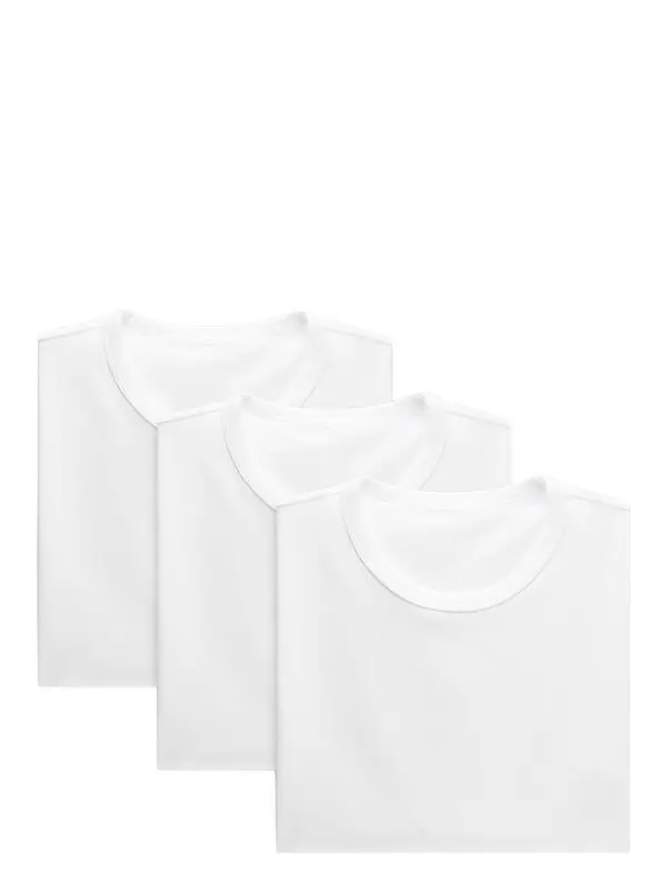 Lululemon Organic Cotton Classic-fit T-shirt - White/white/white