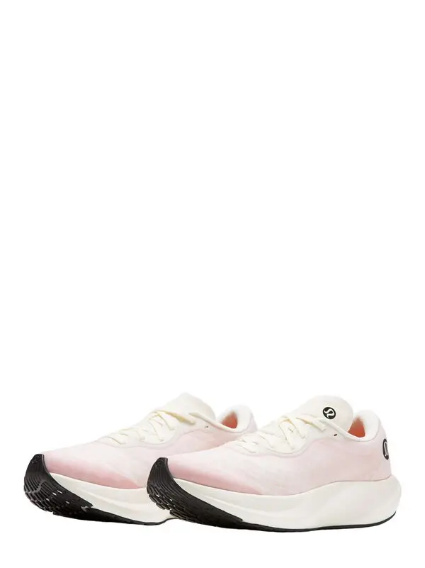 Lululemon Split Shift Running Shoe - Coconut Ivory/cherry Ember/black