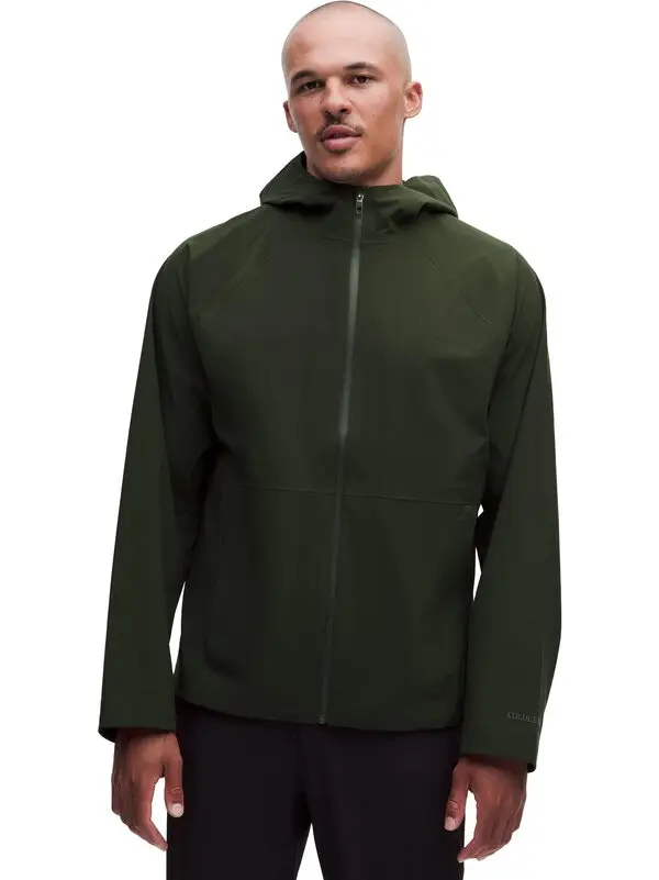Lululemon Stretch Glyde Waterproof Jacket - Deep Forest