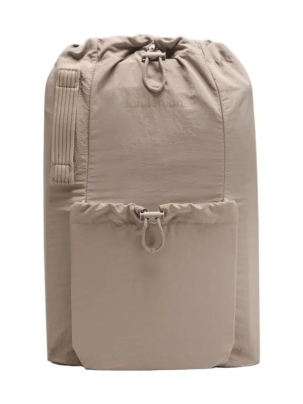 Lululemon 2-in-1 Convertible Backpack - Warm Ash Grey/light Ivory