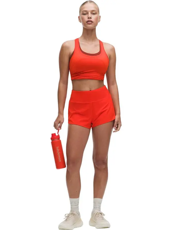 Lululemon High-rise Running Short - Cherry Ember