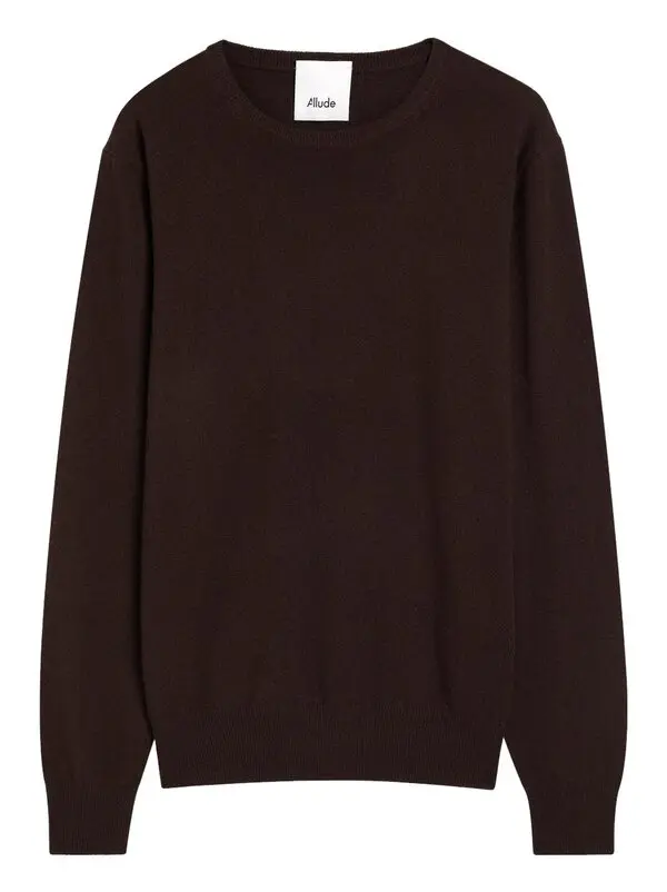 ALLUDE Cashmere Sweatshirt - Brown