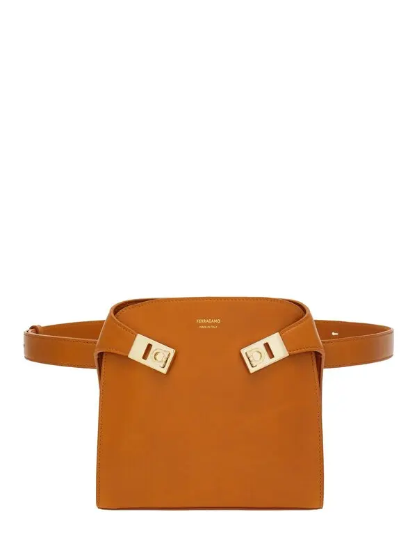FERRAGAMO Hug Belt Bag - Brown