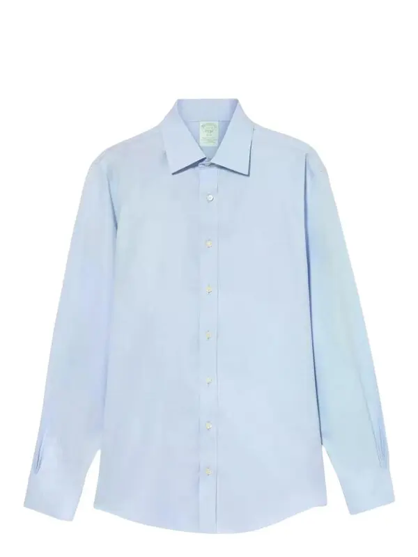 Brooks Brothers Ainsley-collar Oxford Shirt - Blue