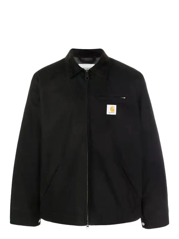 Carhartt Work In Progress Detroit Logo-patch Jacket - Black