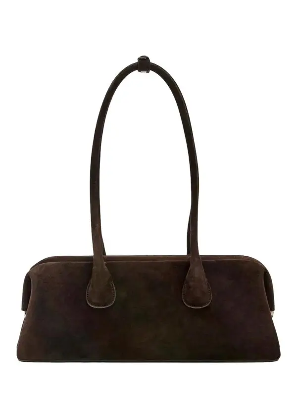 OSOI Suede Top-handle Shoulder Bag - Brown
