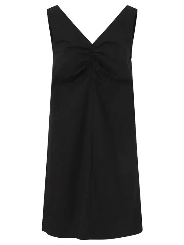 LA PISCINE Sleeveless Dress - Black
