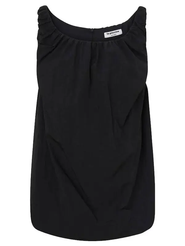 LA PISCINE Sleeveless Dress - Black