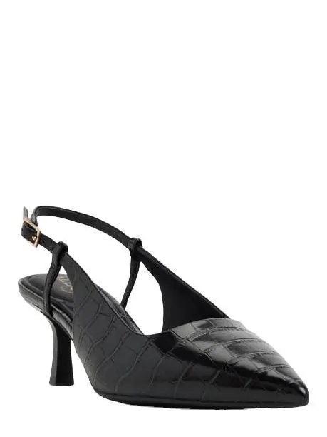 Aldo Adan Pointed Toe Slingback Pump - Black
