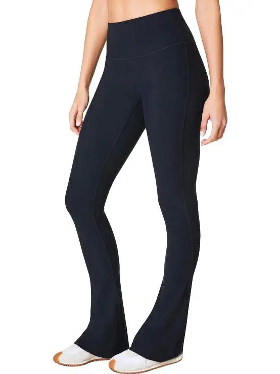 Spanx Micro Flare Athletic Pants - Very Black