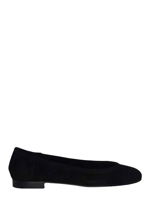 ANDREA CARRANO Bambolina Ballet Flat - Black Suede