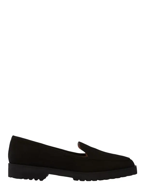 ANDREA CARRANO Carro Loafers - Black Suede