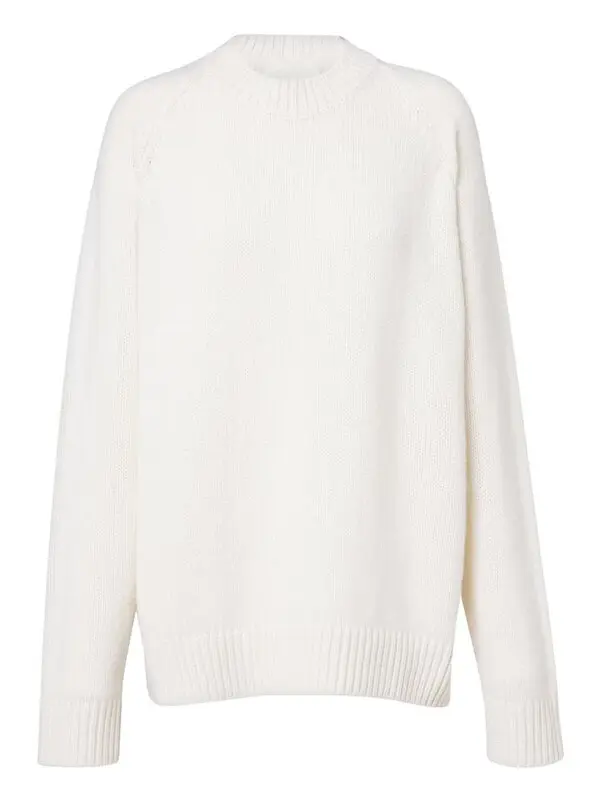 LISA YANG Anine Cashmere Sweater - White