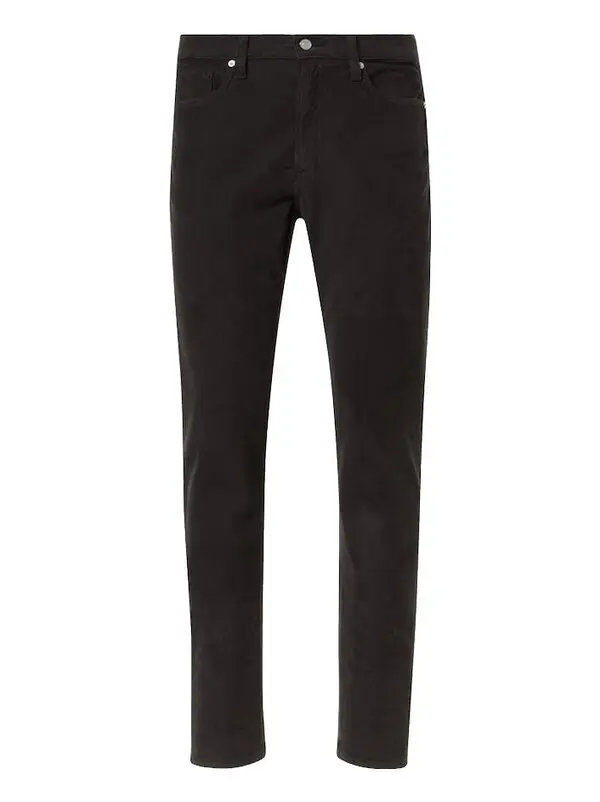 FRAME L'homme Slim Cotton Corduroy Slim Pants - Grey