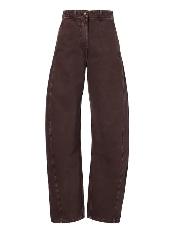 Magda Butrym High-rise Balloon Jeans - Brown
