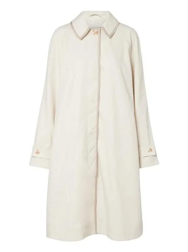 Varley Stamford Twill Car Coat - White