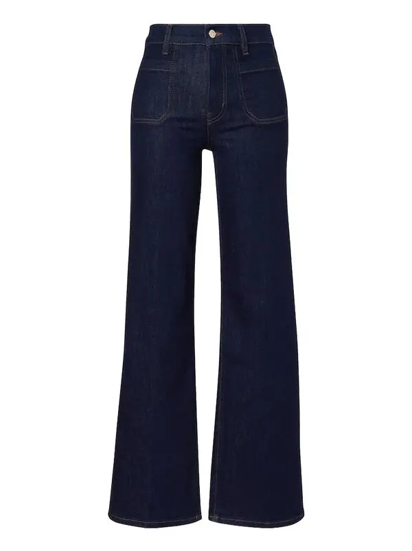 FRAME Le Slim Palazzo Wide-leg Jeans - Blue