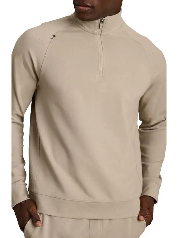RHONE Dreamstate Quarter-zip Pullover - London Fog