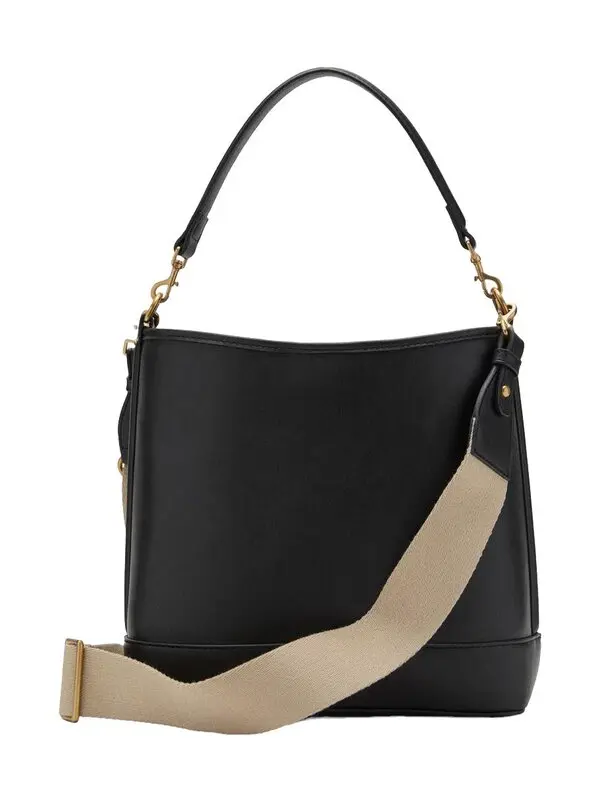 Mango Large Bucket Bag - Black