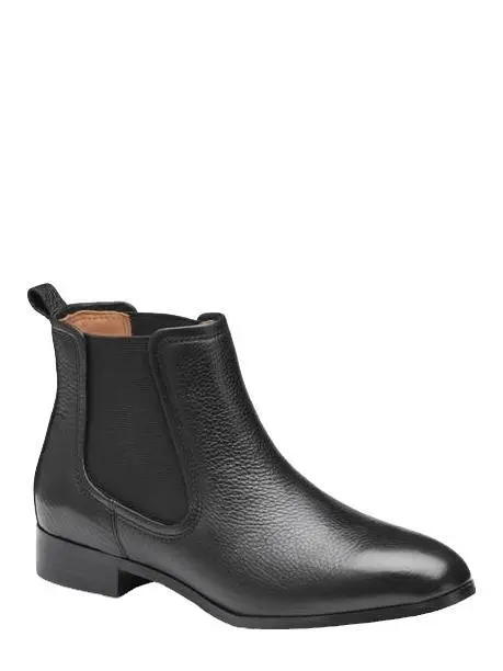 Johnston & Murphy Tinsley Chelsea Boot - Black Calfskin