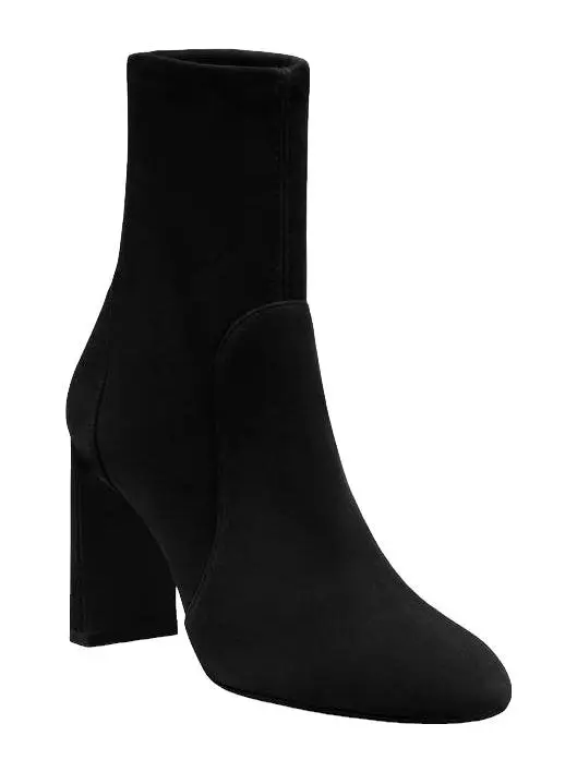 STUART WEITZMAN Babette Bootie 85 - Black Suede
