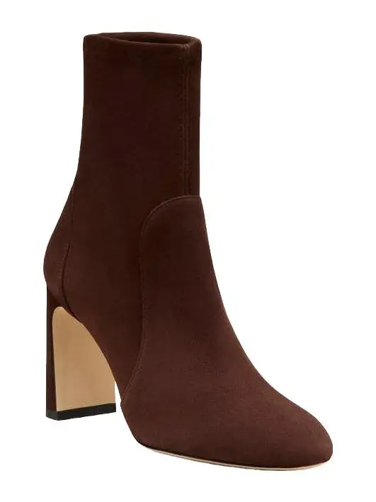 STUART WEITZMAN Babette Bootie 85 - Walnut Suede