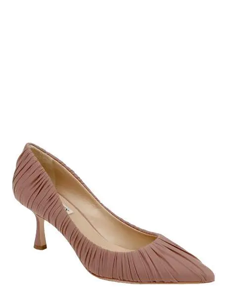 Badgley Mischka Verity Pointed Toe Pump - Nude Fabric