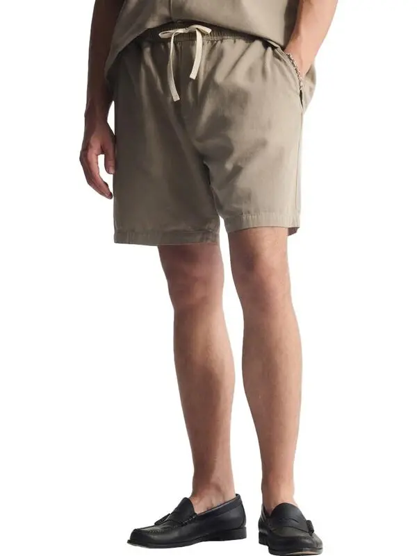 Brooklyn Industries Cotton And Linen Loose Fit Shorts - Winter Twig