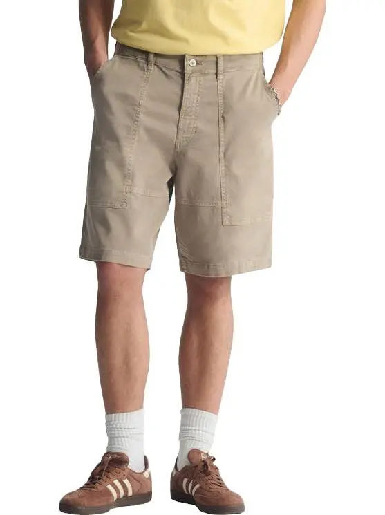 Brooklyn Industries Stretch Cotton Cargo Shorts - Winter Twig