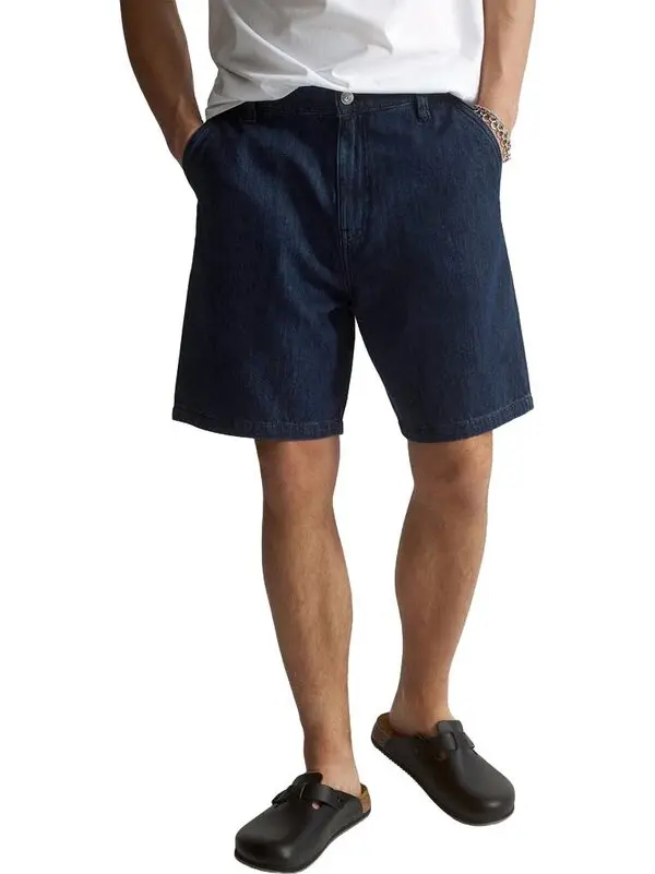 Brooklyn Industries Cotton Denim Shorts - Dark Indigo