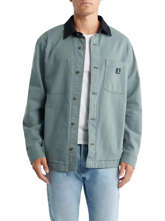 Brooklyn Industries Cotton Twill Chore Jacket - Hunter Green